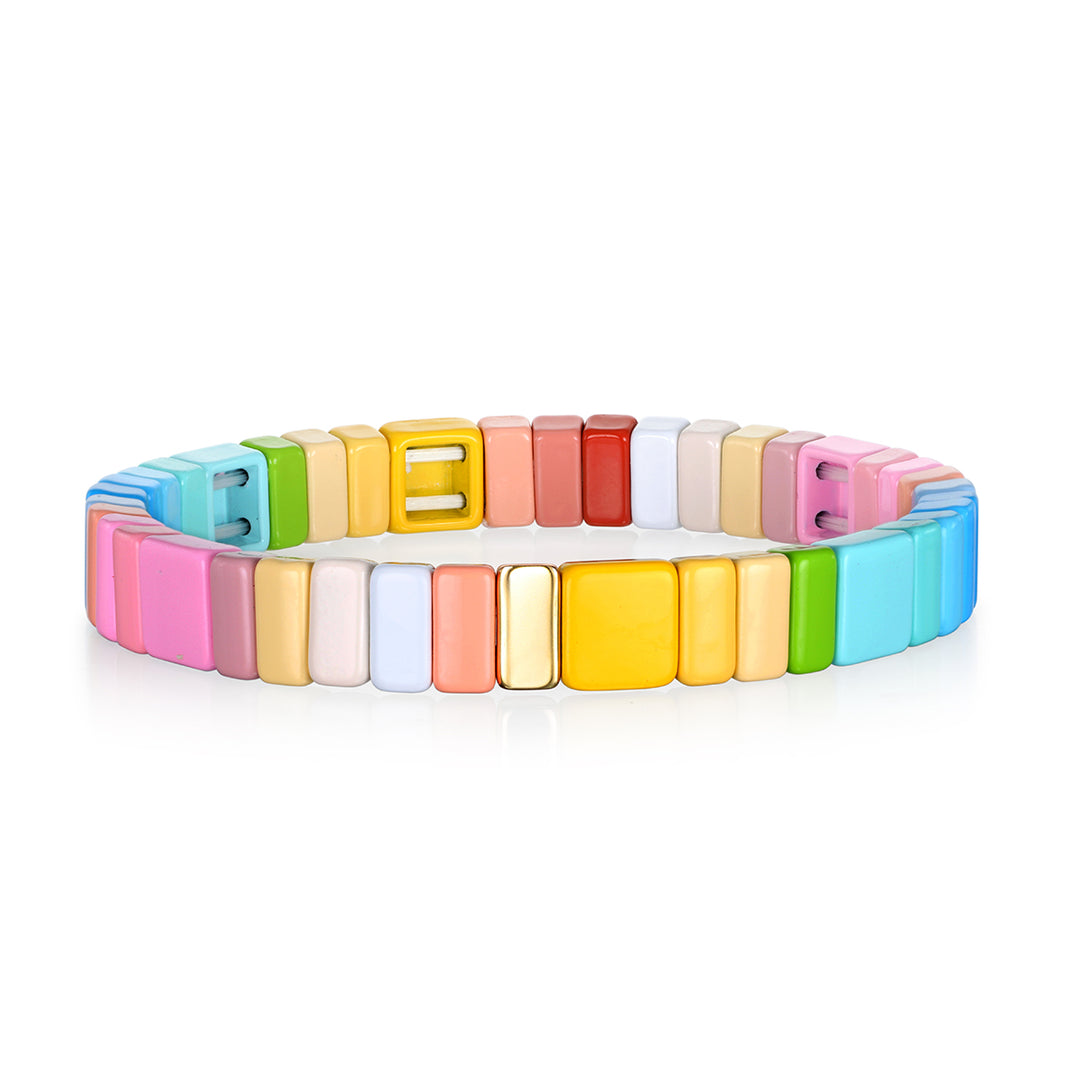 Enamel stretch bracelet store